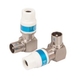 Triax 90 Degree Male Coax Connector